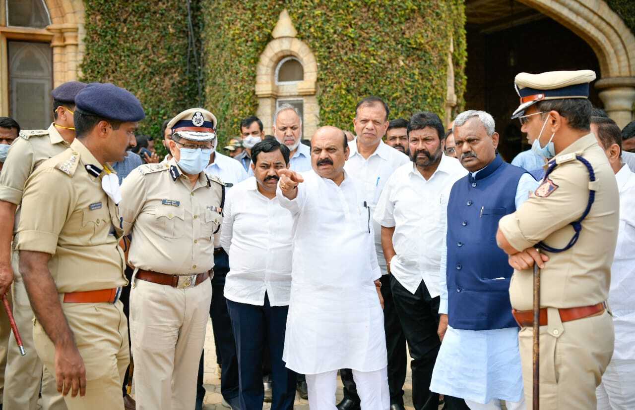 ಚಿತ್ರಗಳು; ಅಮಿತ್ ಶಾ ಸಮಾವೇಶ, ಸಿದ್ಧತೆ ವೀಕ್ಷಿಸಿದ ಸಿಎಂ | Basavaraj Bommai ...