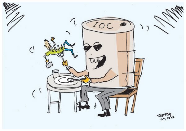 Cartoons On Fuel Crisis In Sir Lanka - Oneindia