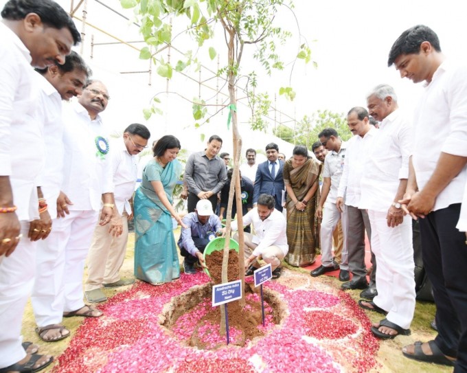 AP CM Jagan Inaugurates Jindal Waste to Energy Plant and Haritha ...