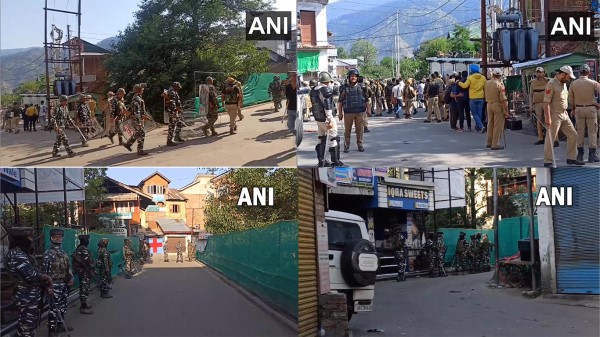 Heavy security deployed in Baderwah town of Doda district in Jammu ...