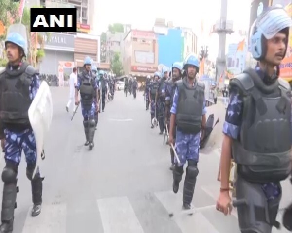 Security forces deployed alongside imposition of Sec 144 in 12 PS areas ...