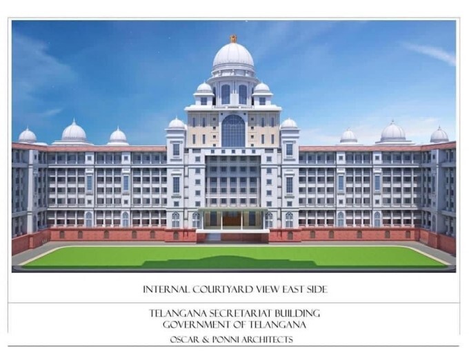 Telangana's New Secretariat Building Architect Plans - Oneindia