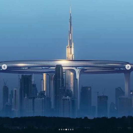 Dubai architects come up with stunning design of giant 550m tall ring ...