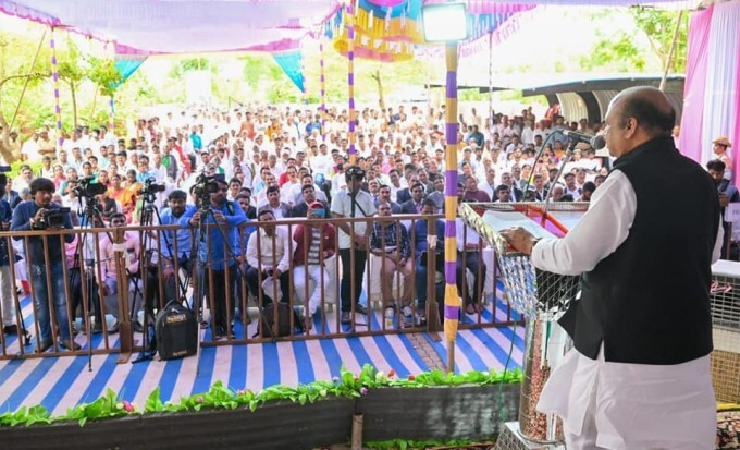 Foundation stone Laid For Bar Association building in Haveri - Oneindia