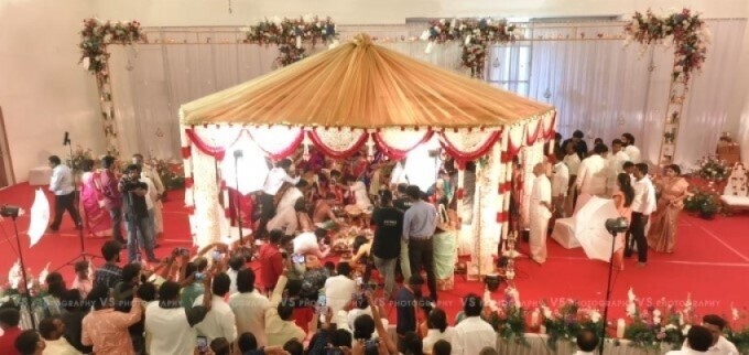 Ravichandran Son Manorajan And Sangeetha Marriage Photos - Oneindia