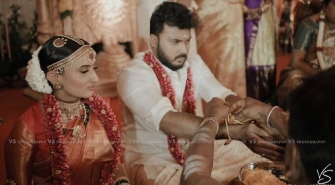 Ravichandran Son Manorajan And Sangeetha Marriage Photos - Oneindia