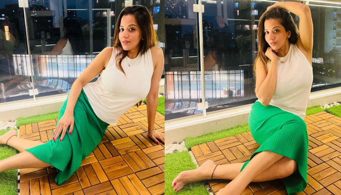 भोजपुरी स्टार मोनालिसा ने एक बार फिर बढ़ाया इंटरनेट का पारा, देखें ...