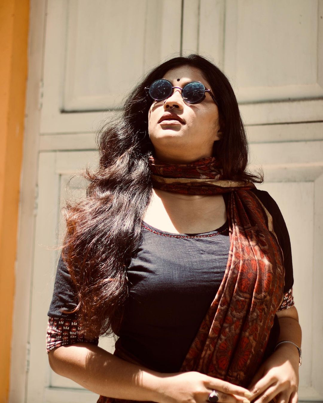 PHOTOS : அழகு சிலையாய் ரசிகர்களை ஈர்க்கும் நடிகை ராதிகா ராமகிருஷ்ணனின் ...