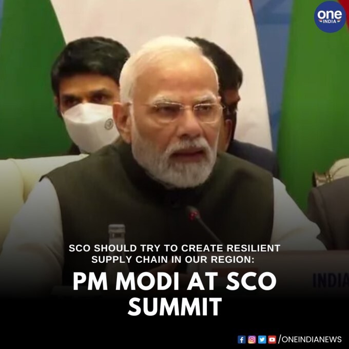 PM Modi At SCO Summit 2022 - Oneindia