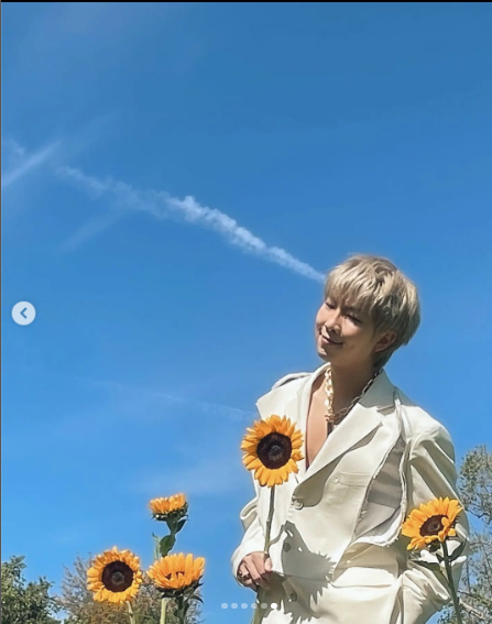 South Korean Rapper RM Latest Photos - Oneindia