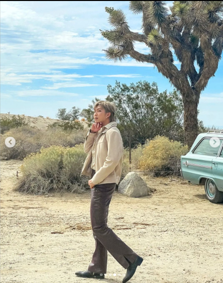 South Korean Rapper RM Latest Photos - Oneindia