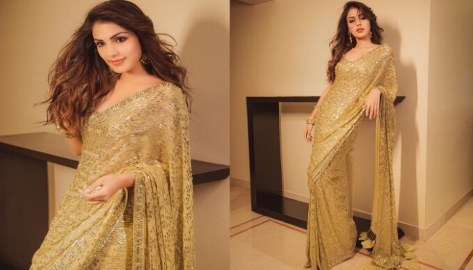 Bollywood Actress Rhea Chakraborty Looks Gorgeous In Ethnic Wear - Oneindia