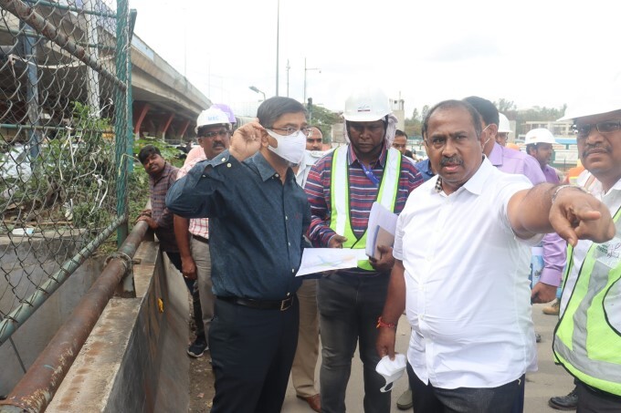 ನಮ್ಮ ಮೆಟ್ರೋ ಕಾಮಗಾರಿ ಪರಿಶೀಲಿಸಿದ ಬಿಜೆಪಿ ಶಾಸಕ | Bommanahalli MLA Satish ...