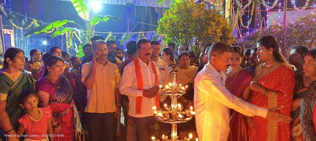 ಕಾರ್ತಿಕ ಮಾಸದ ದೀಪೋತ್ಸವದಲ್ಲಿ ಹರತಾಳು ಹಾಲಪ್ಪ ಭಾಗಿ | MLA Hartal Halappa Took ...