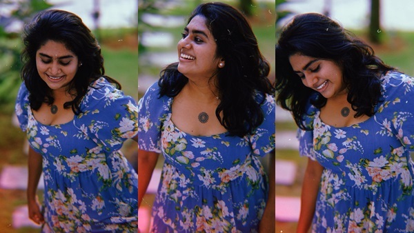 Nimisha Sajayan: ഇപ്പോഴാണ് ശരിക്കും നീലക്കുറിഞ്ഞി പൂത്തത്... ഗ്ലാമറസ് ...