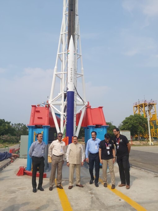 First Private Rocket Vikram-s Built By Skyroot Aerospace Takes Off From ...