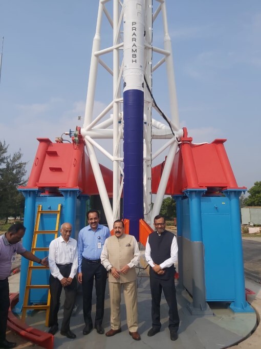 First Private Rocket Vikram-s Built By Skyroot Aerospace Takes Off From ...