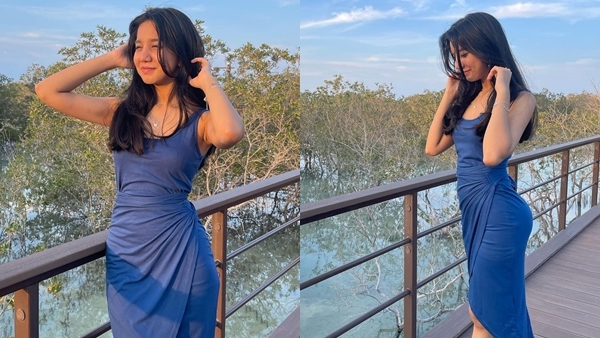 Thamanna Pramod: ബ്ലൂ ഈസ് ലവ്... നീലയിൽ ഗ്ലാമറസ് ലുക്കിൽ നമിത പ്രമോദ്, ഇൻസ്റ്റാഗ്രാമിൽ വൈറലായി ...