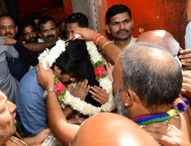 Pawan Kalyan Performs Puja For His Varahi Campaign Vehicle; See Photos ...