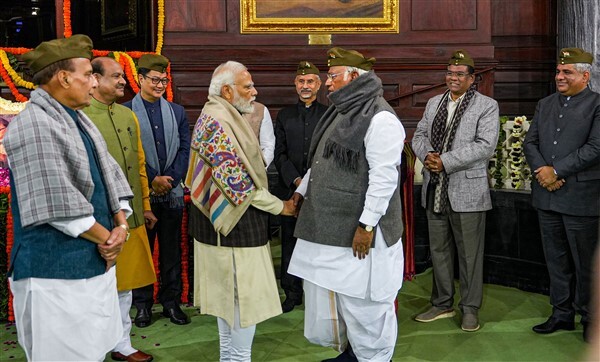 PM Narendra Modi Pays Floral Tribute On 126th Birth Anniversary Of ...