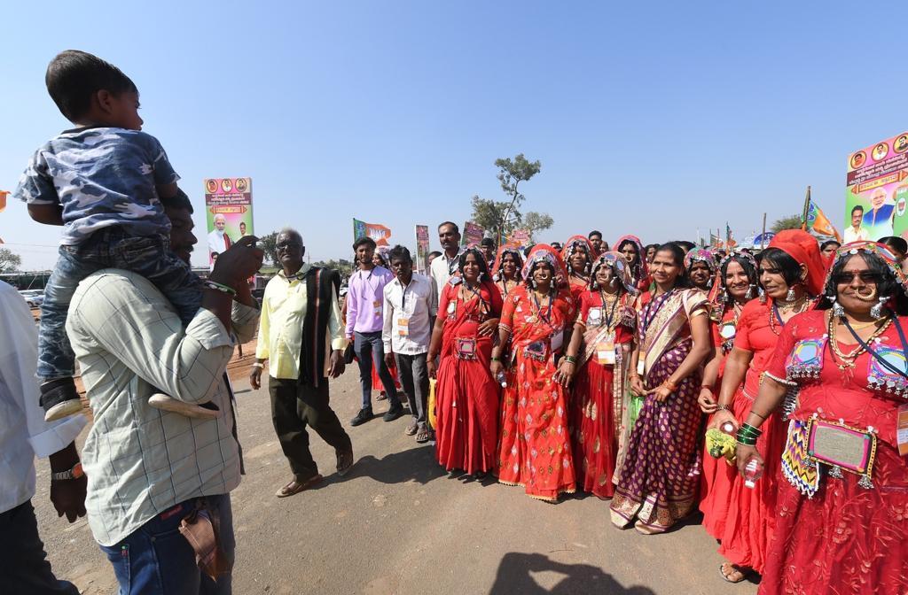 PM Narendra Modi Visit Yadgiri And Kalaburagi In Karnataka; See Photos ...