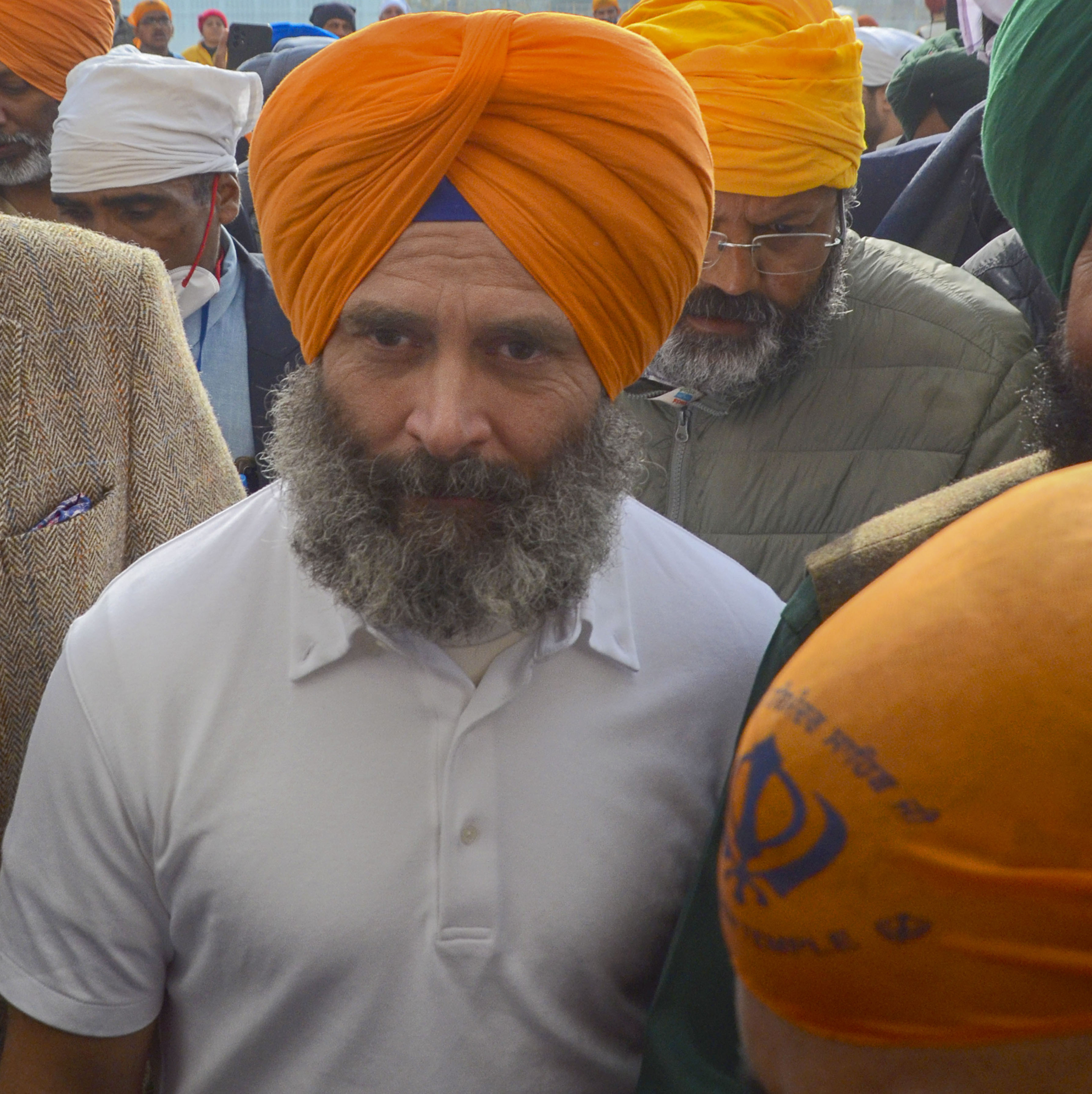 Rahul Gandhi Offers Prayer At Golden temple (Amritsar) During Bharat ...