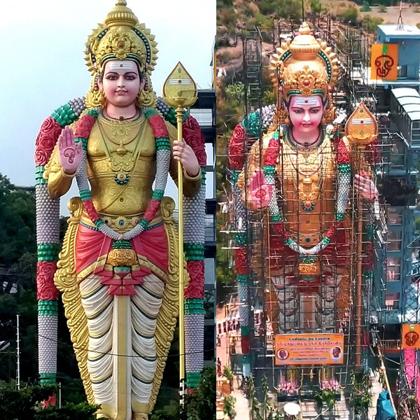 Here is the list of the Tallest statues of Hindu gods across of globe ...
