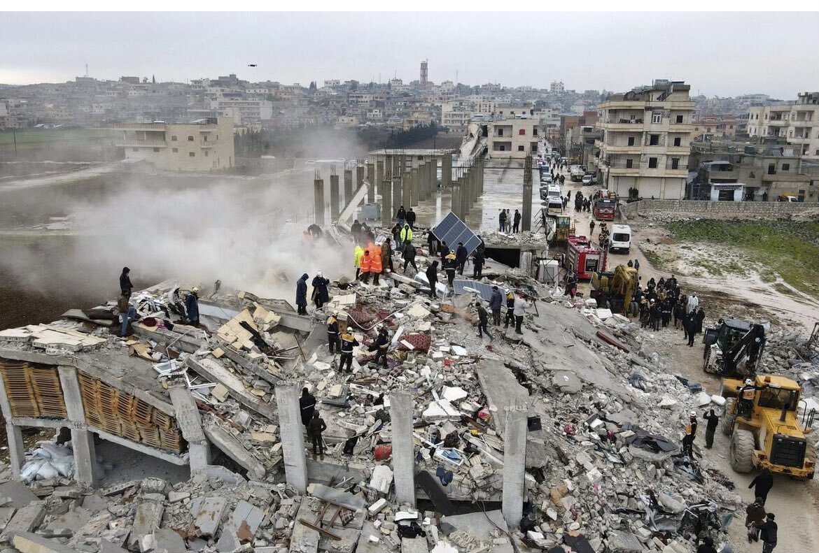 తుర్కియే, సిరియాలో భారీ భూకంపం.. మరుభూమిగా మారిన నగరాలు.. | Strong ...