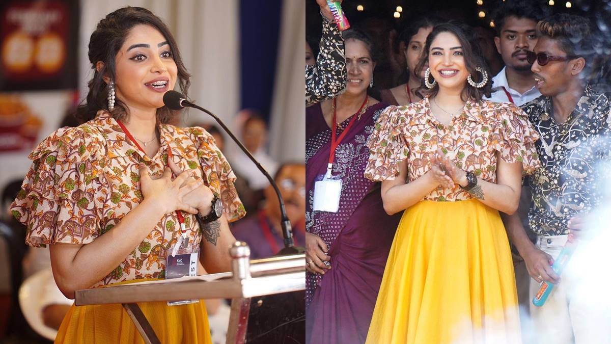 Ameya Mathew: പിള്ളാരുടെ കൂടെ പൊളിയായി അമേയ മാത്യു... കോഴിക്കോടൻ സ്നേഹം ...