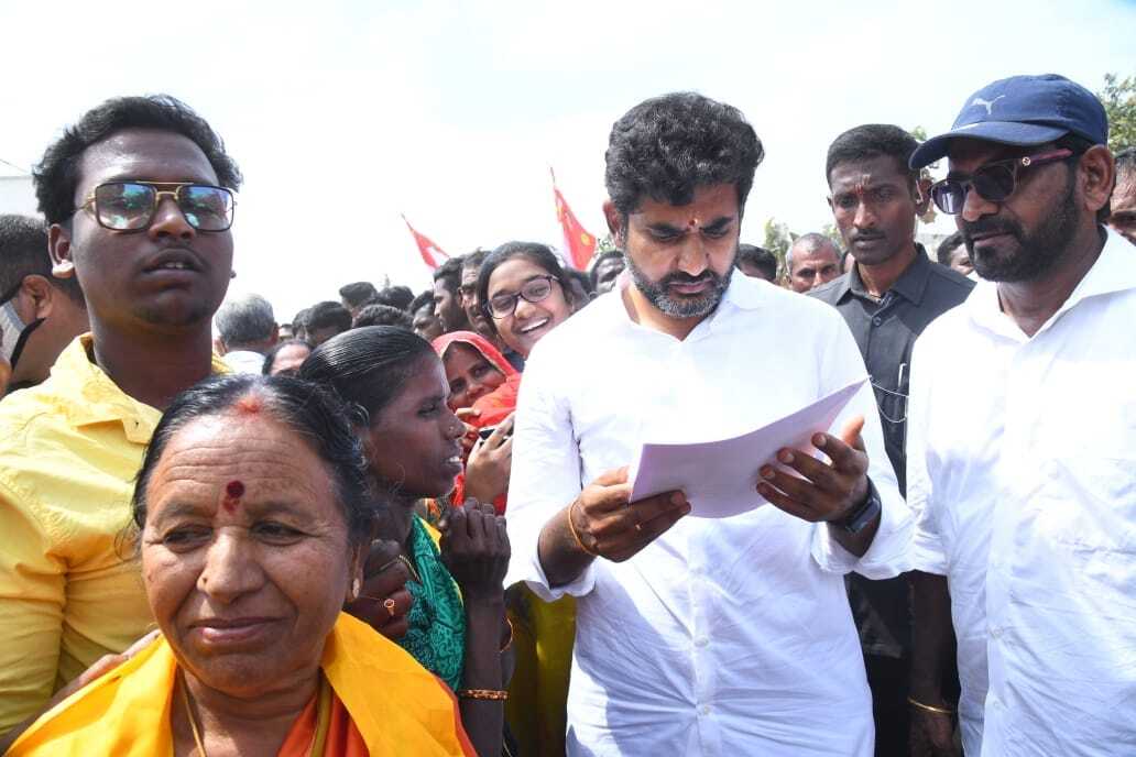 Nara lokesh:అభిమాన తరంగాలే ఆశీర్వాదాలు..! | TDP Leader Nara Lokesh Padayatra Yuvagalam-Have A ...