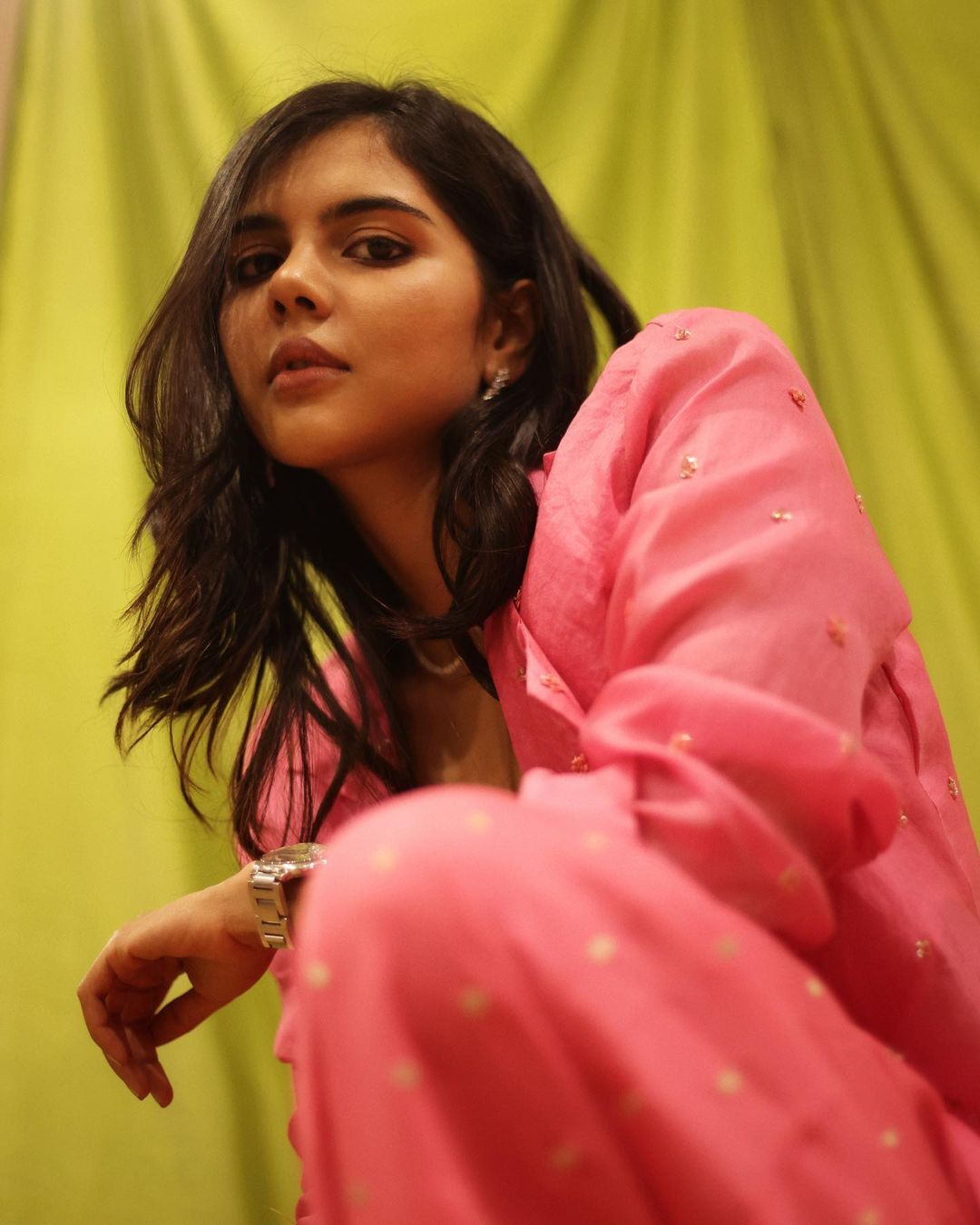 Kalyani Priyadarshan: പിങ്കിൽ കലക്കൻ ലുക്കുമായി കല്ല്യാണി... ആരാധകരെ ...