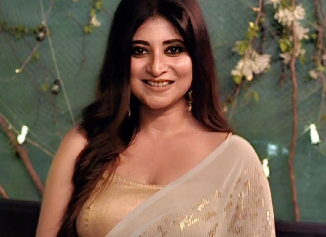 শাড়িতে লাস্যময়ী সন্দীপ্তা, কাজল কালো চোখের প্রেমে পড়ছেন নেটবাসী | Actress Sandipta Sen Wear A ...