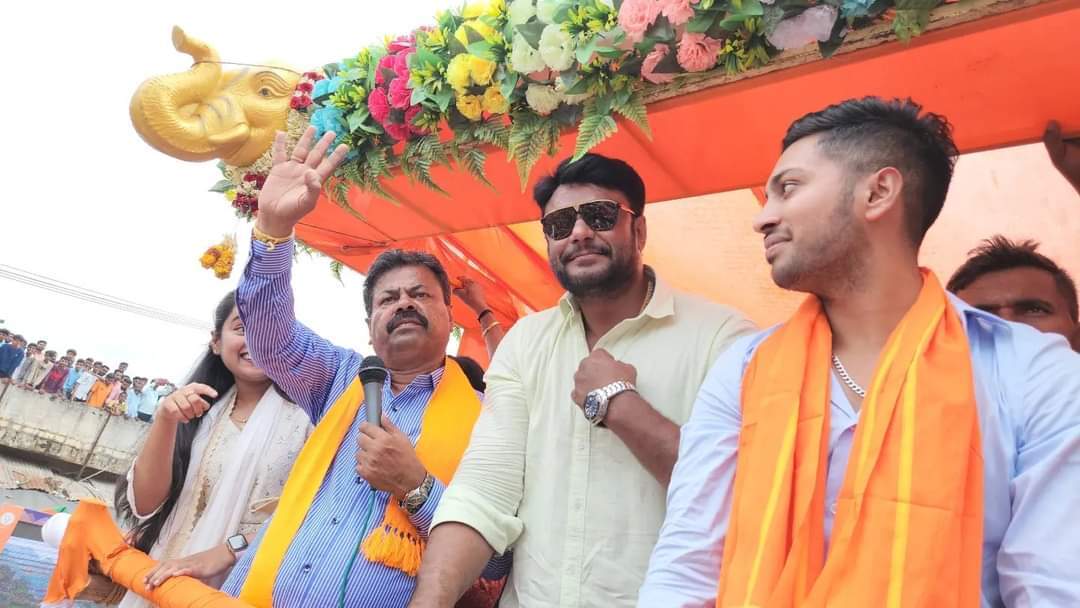 Darshan Thoogudeepa Road Show Pthotos: ಹೊನ್ನಾಳಿ, ನ್ಯಾಮತಿಯಲ್ಲಿ ಬಿಜೆಪಿ ...