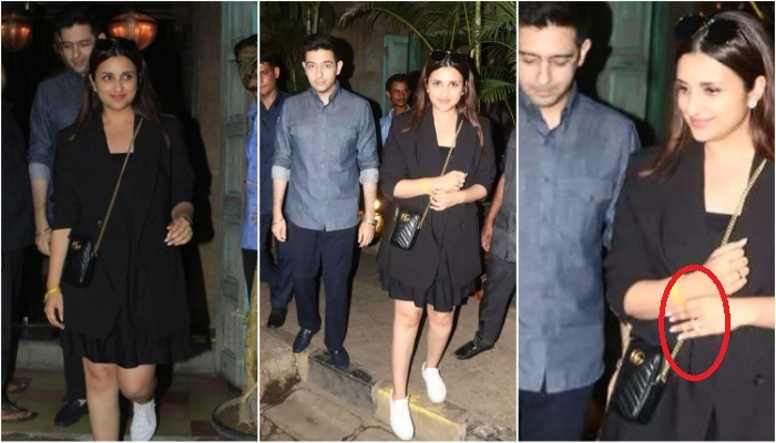 Photos: सगाई की अंगूठी पहनकर राघव चड्ढा के साथ डिनर डेट पर गईं परिणीति चोपड़ा, पैपराजी ने पूछा ...