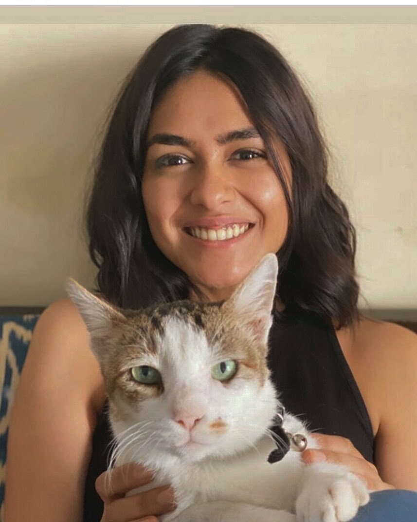 photos: 'சீதா ராமன்' பட நடிகையின் வளர்ப்பு மகனை பார்த்துள்ளீர்களா ...