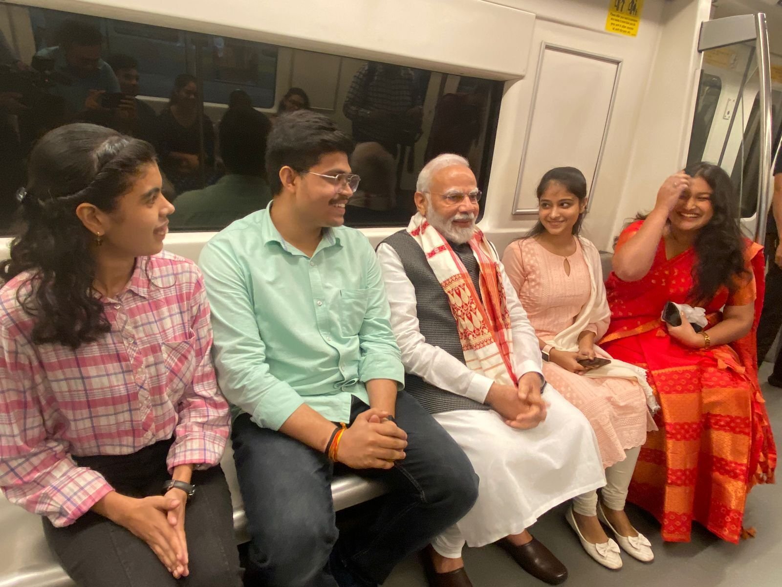 PM Narendra Modi Travels by Metro to attend its Centenary Celebrations ...