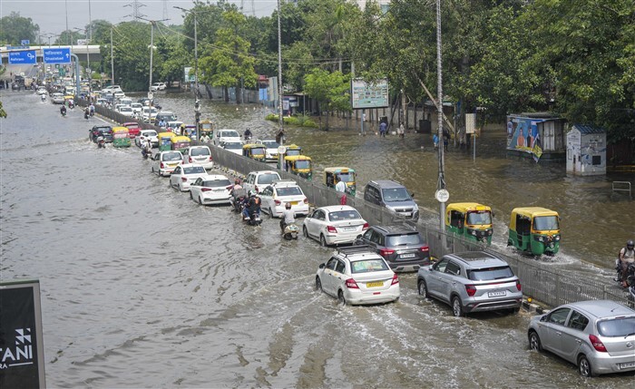 When Delhi roads turned into rivers Moonsoon 2023 Effect; See Visuals ...