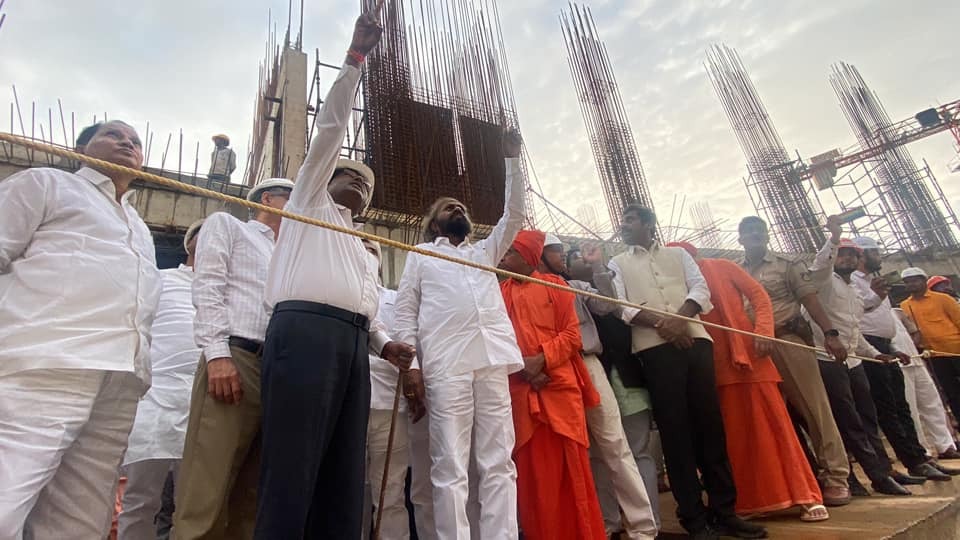 ಅನುಭವ ಮಂಟಪದ ಕಾಮಗಾರಿ ವೀಕ್ಷಿಸಿದ ಸಚಿವ ಈಶ್ವರ ಖಂಡ್ರೆ | Minister Eshwar ...