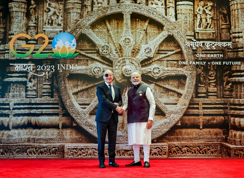 In Pics: PM Modi Extends Warm Welcome to G20 Leaders at Bharat Mandapam ...