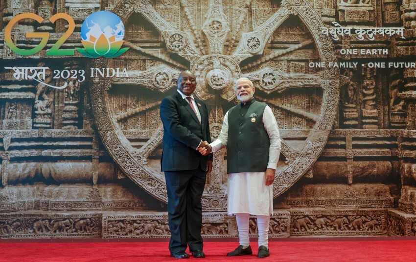 In Pics: PM Modi Extends Warm Welcome to G20 Leaders at Bharat Mandapam ...