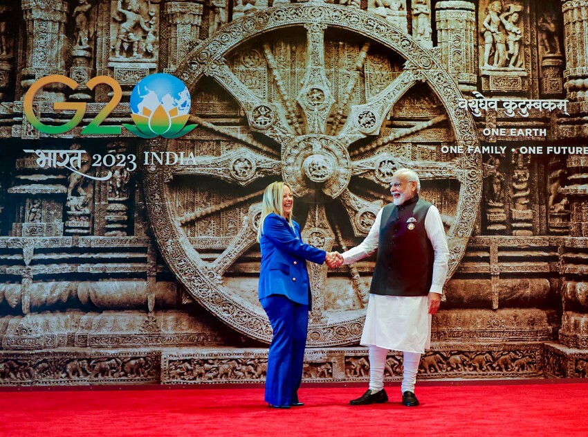 In Pics: PM Modi Extends Warm Welcome to G20 Leaders at Bharat Mandapam ...