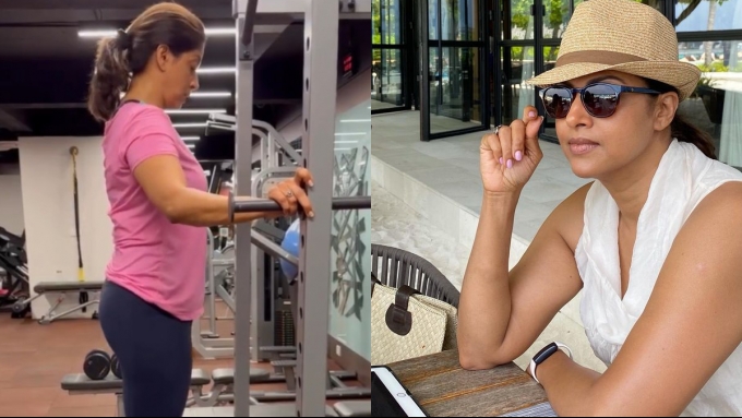 PHOTOS: 56 வயதாகும் நதியாவா இது? செம ஃபிட் லுக்.. வெறித்தனமாக வொர்க் ...