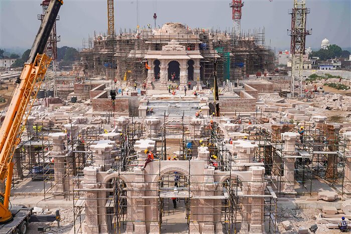 Ayodhya: ಭರದಿಂದ ಸಾಗುತ್ತಿದೆ ಅಯೋಧ್ಯೆ ರಾಮ ಮಂದಿರ ನಿರ್ಮಾಣ ಕೆಲಸ | Ayodhya ...