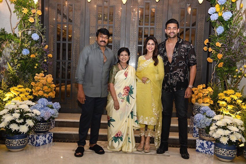 అల్లు వారి ఇంట్లో వరుణ్ తేజ్- లావణ్య త్రిపాఠి కోసం గ్రాండ్ పార్టీ ...