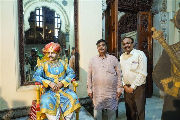 ಮೈಸೂರು ದಸರಾ 2023; ಮೈಸೂರು ಅರಮನೆಗೆ ಸಚಿವ ಮಹದೇವಪ್ಪ ಭೇಟಿ | Mysuru Dasara ...