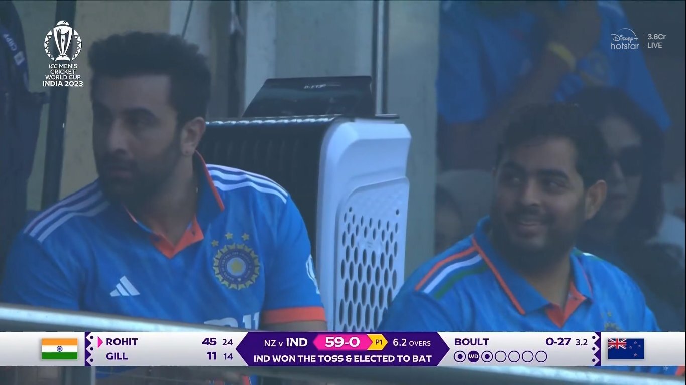 Celebs Spotted At India VS NZ World Cup 2023 Semi-Final At Wankhede ...
