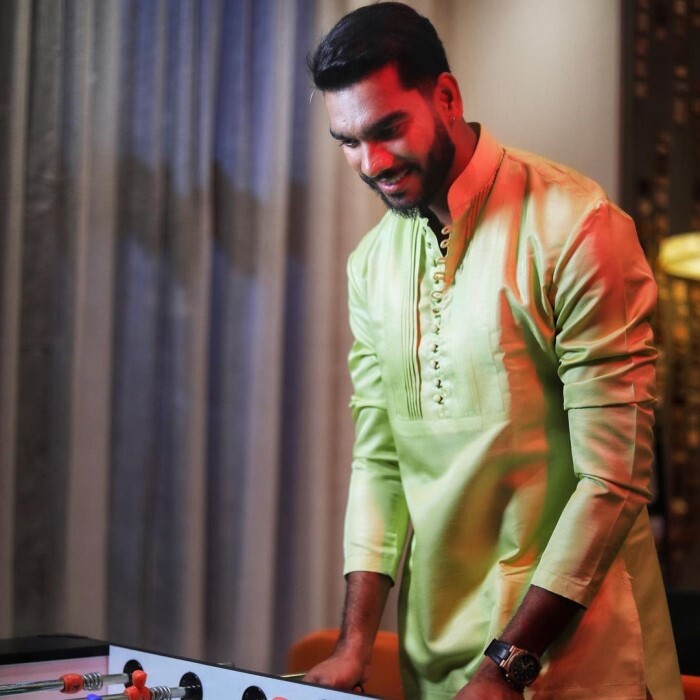 In Pics: Cricket Player Venkatesh Iyer Engaged To Shruti Raghunathan ...