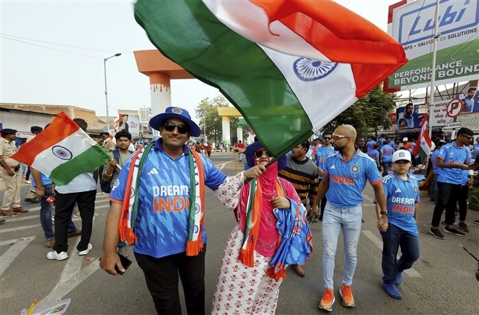 In Pics: Indian Fans Pack Modi Stadium for ICC Cricket World Cup 2023 ...