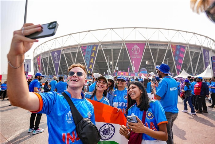 In Pics: Indian Fans Pack Modi Stadium for ICC Cricket World Cup 2023 ...