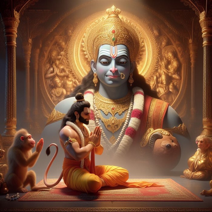 Lord Hanuman AI Generated Images 2023 - Download for Free Hanuman ji HD ...